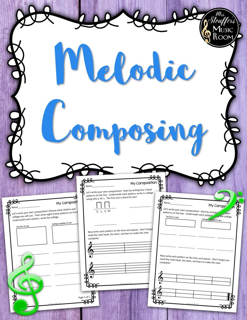 Teaching Melodic Composition with Solfege - Mrs. Stouffer's Music Room