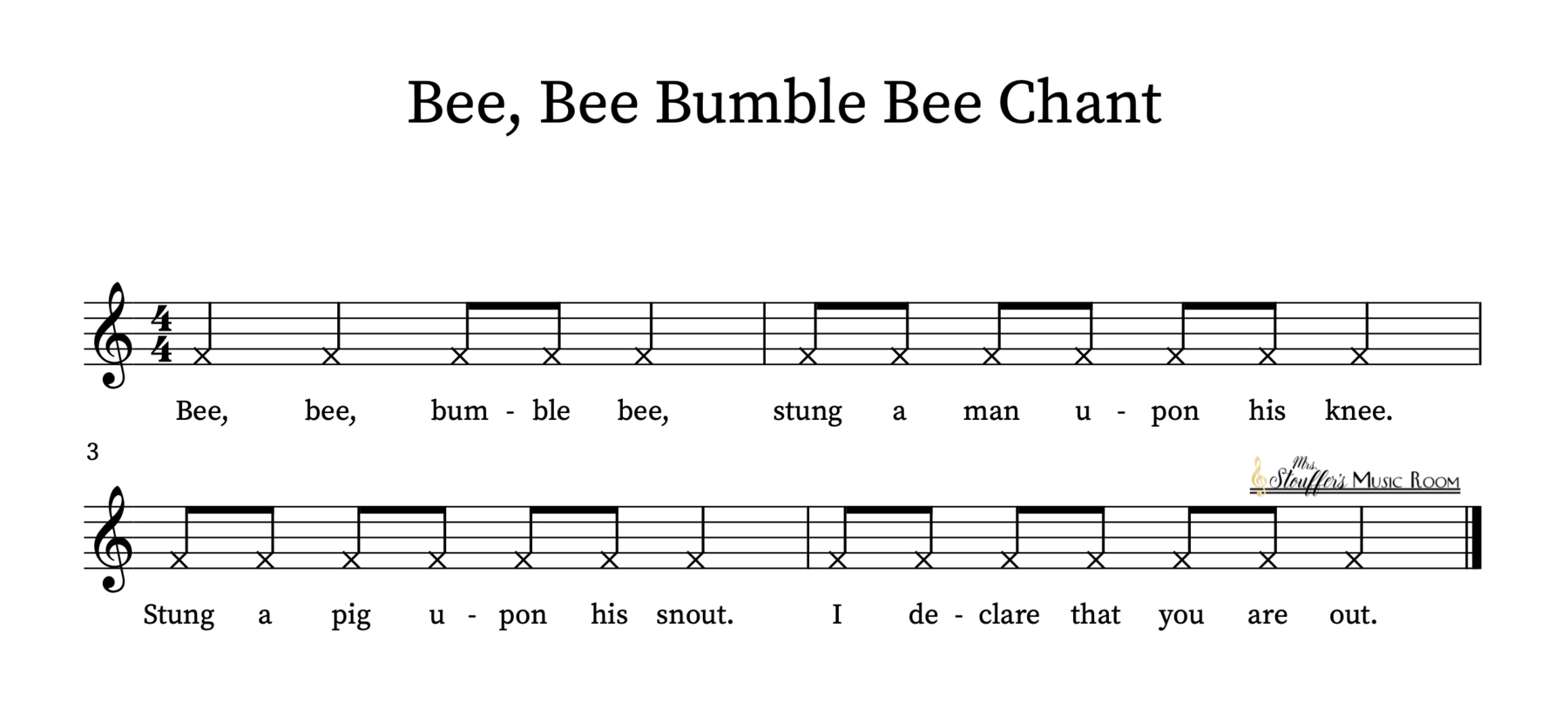 Bee Songs and Activities for Music Class - Mrs. Stouffer's Music Room