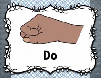 Chromatic Solfege Hand Sign Posters {Grey & Blue} - Mrs. Stouffer's ...
