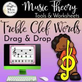 Drag and Drop Treble Clef Words for Google Slides - Mrs. Stouffer's ...